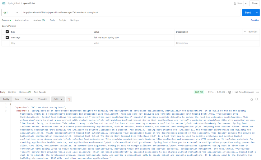 Spring AI In Action with Open AI ( Chat Client ) – Ejyle